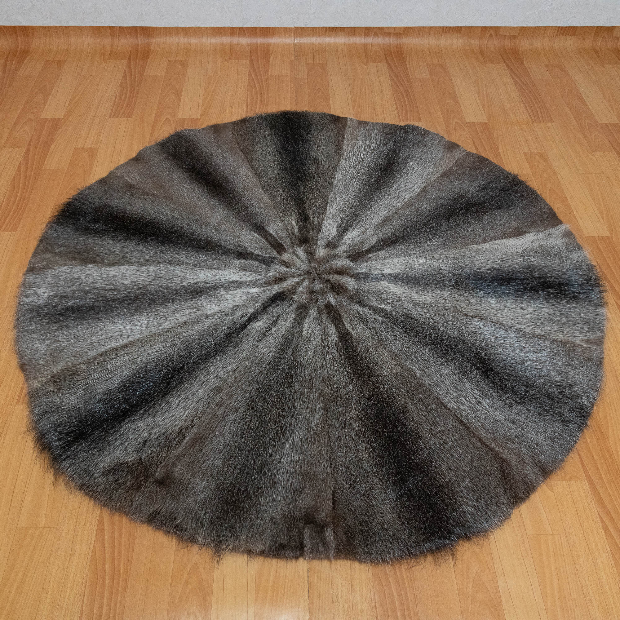 NUTRIA , COYPU REAL GENUINE FUR CARPET, RUG, THROW - NATURAL FUR COVER ...